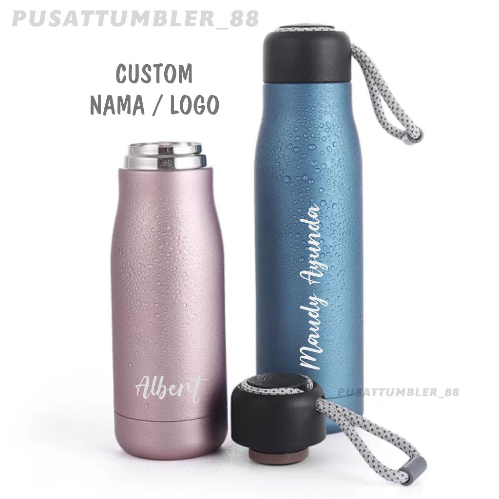 Jual Custom Grafir Laser Tumbler Sport Tali 500ml Stainless New Tumbler ...