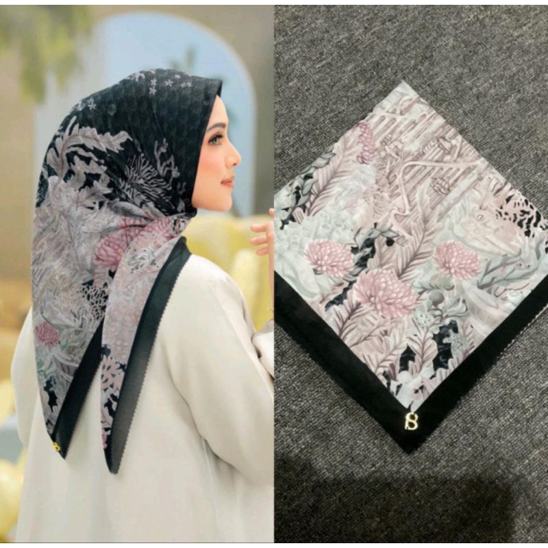 Jual Hijab Buttonscarves Jilbab Segi Empat Buttonscarves | Shopee Indonesia