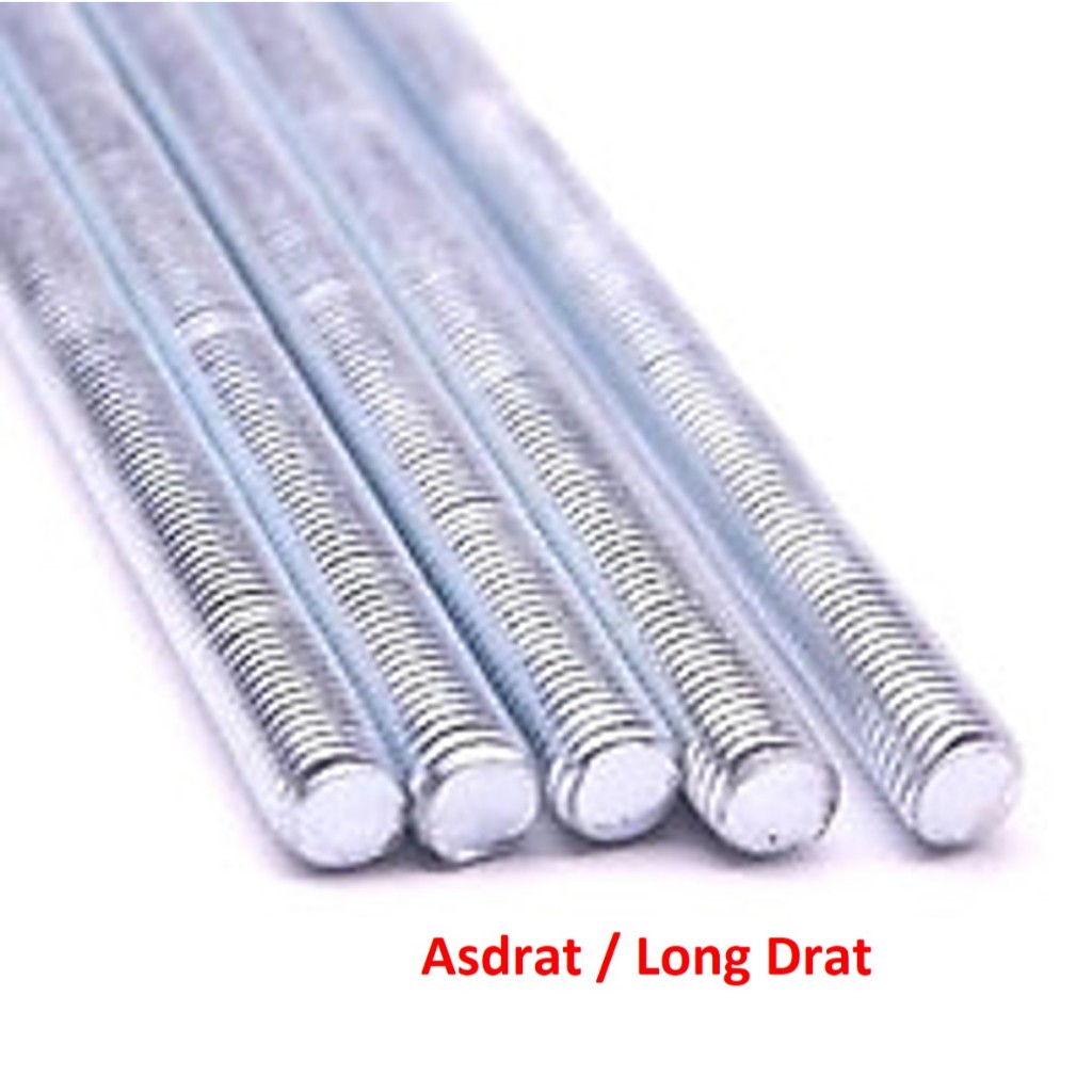 Jual Asdrat M18 Galvanis Long Drat M18 x 1m As Drat Thread Rod | Shopee ...