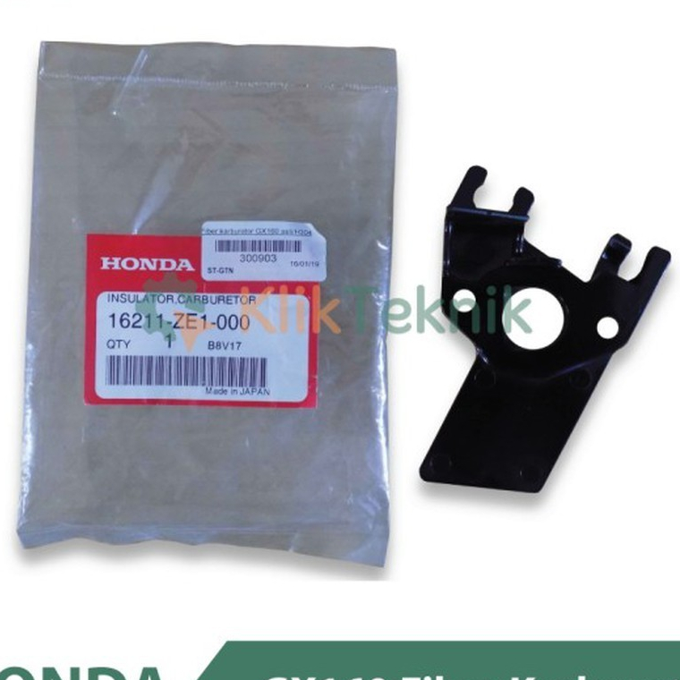 Jual HONDA Fiber karburator/insulator carburetor GX160 Honda asli 16211 ...