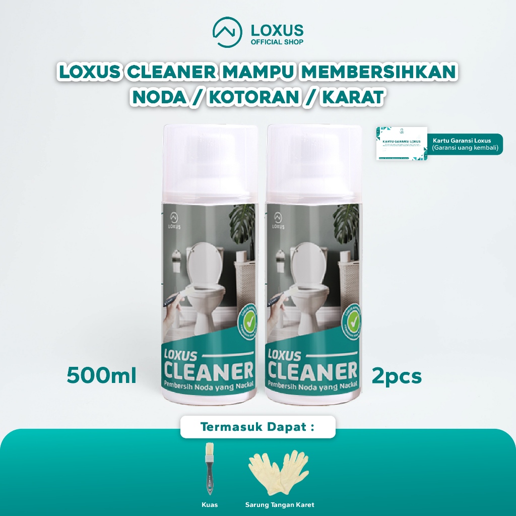 Jual Loxus Cleaner 2pcs Pembersih Kerak Toilet Kamar Mandi Stainless ...