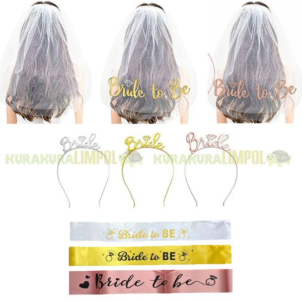 Jual [PAKET 1] Paket Bride To Be Bridal Shower Dekorasi Pesta Paket ...
