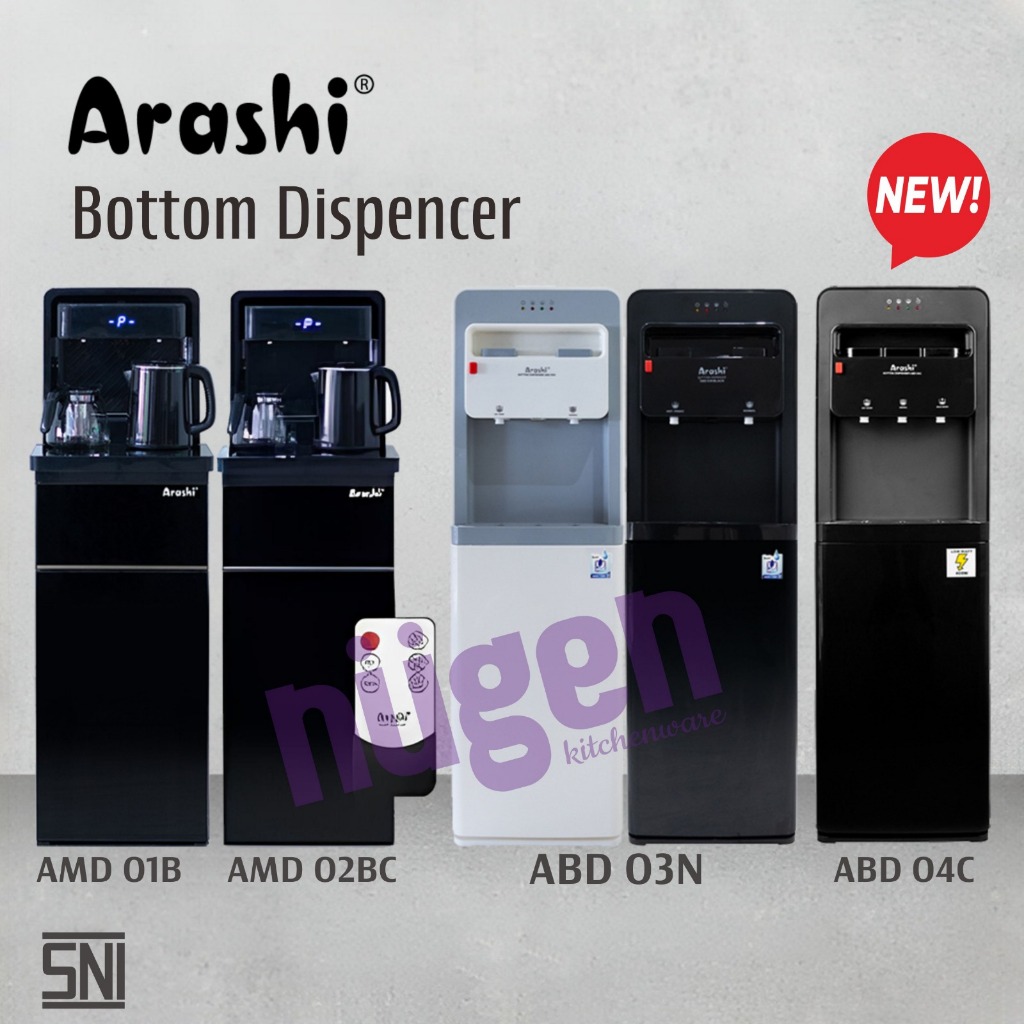 Jual [INSTAN] Arashi Bottom Water Dispenser Air AMD 01B / AMD 02BC ...