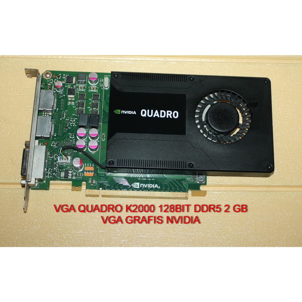 Jual VGA GRAFIS NVIDIA QUADRO K2000 128BIT DDR5 2 GB BISA MAIN GAME ...