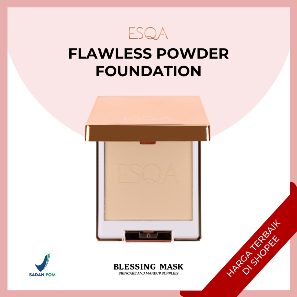 Jual ESQA Flawless Powder Foundation | Compact Powder | Shopee Indonesia