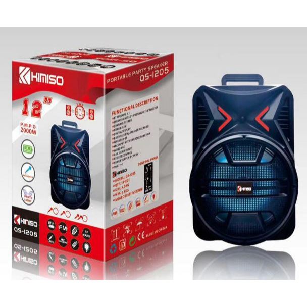Jual Spiker speaker wireless bluetooth 12 inch 1205 KMS portable plus ...