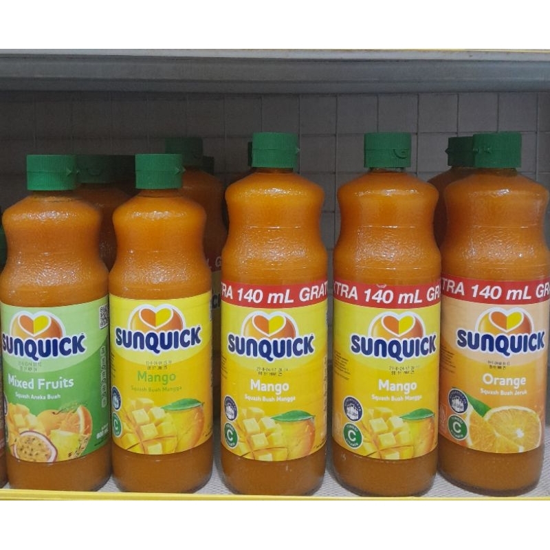 Jual SUNQUICK BERBAGAI MACAM RASA (840ML & 330ML) | Shopee Indonesia