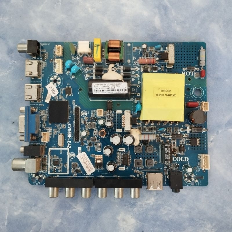 Jual mainboard ori mobo mb tv polytron PLD 32D1500/S original normal cabutan | Shopee Indonesia