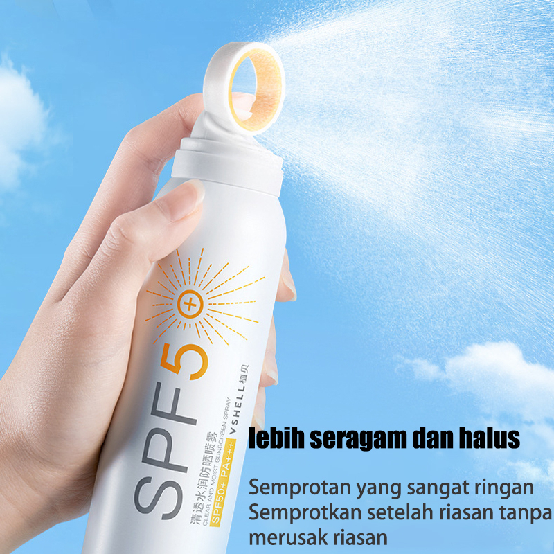 Jual Sunscreen spray spf 50 Sun screen 150ML Semprotan tabir surya ...