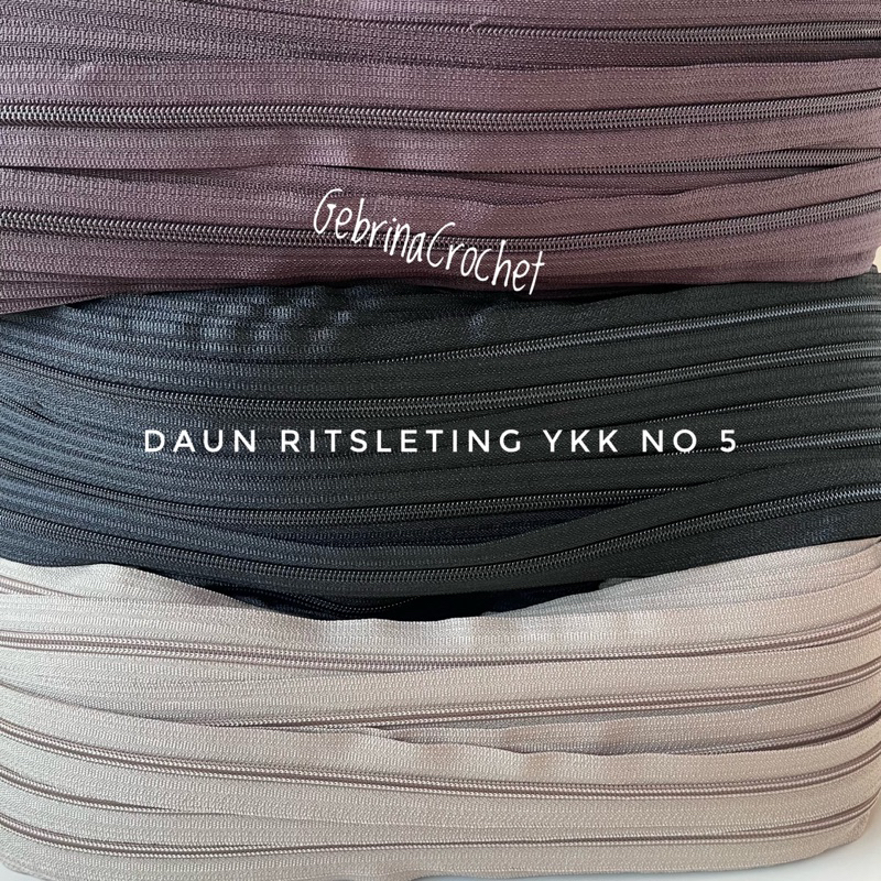 Jual Daun Ritsleting YKK no 5 (1 Meter) | Shopee Indonesia