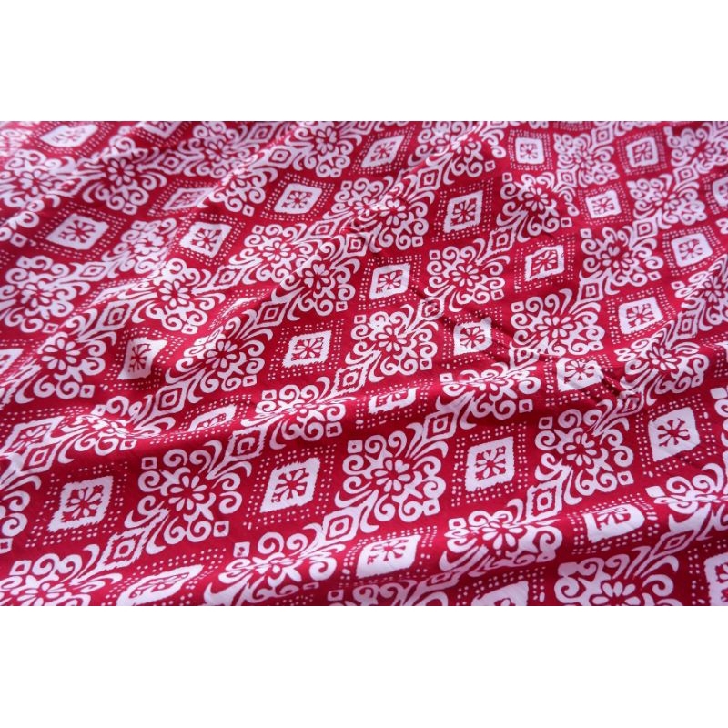 Jual [Pre Order 17 Hari] Kain Batik Cap Asli Bahan Rayon Motif Tenun ...