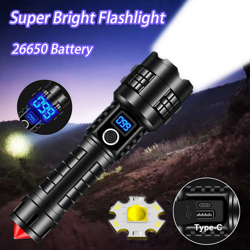 Jual 【Anbolt-Toko andalan resmi】 Senter LED Super Terang Jarak Jauh ...
