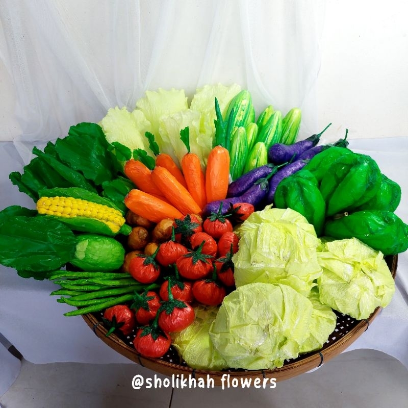 Jual Macam Replika Sayur Sayuran dari Plastik Kresek Handmade | Shopee ...