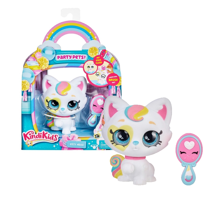 Jual Kindi Kids S8 Party Pets Kitty Mello Plush Toy | Shopee Indonesia