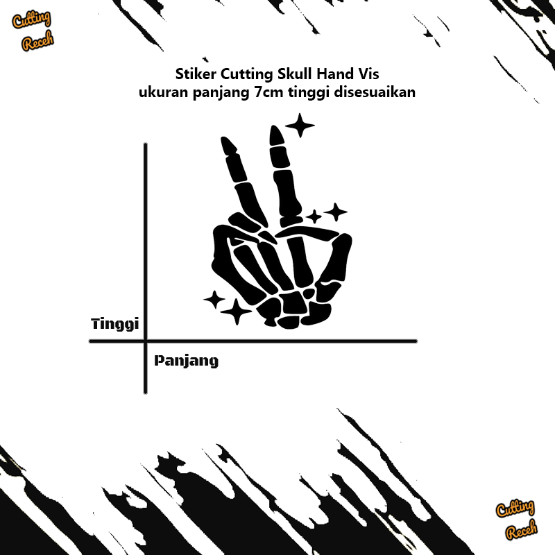 Jual Stiker Tangan Vis | Stiker Motor | Stiker Mobil | Shopee Indonesia