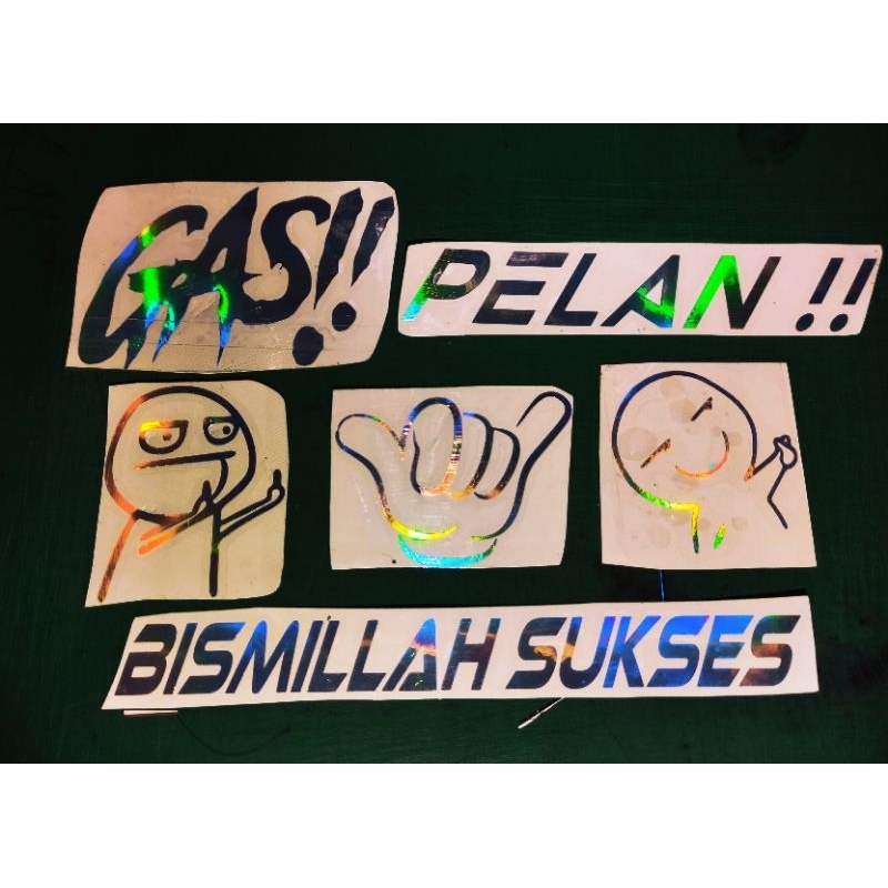 Jual Paket Stiker Cutting Meme, Stiker Fucek, Stiker Middle finger ...