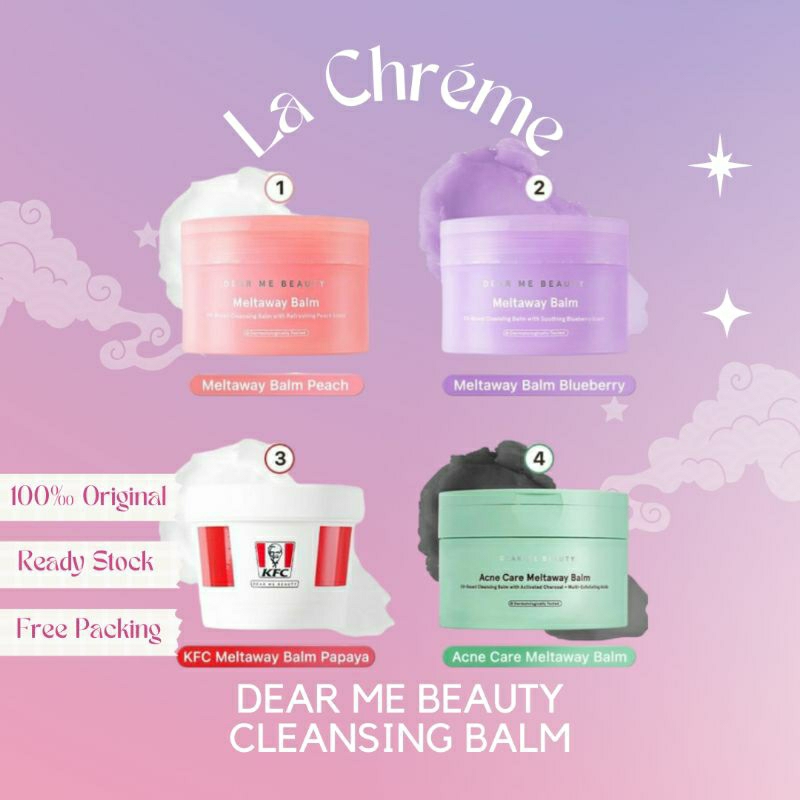 Jual Dear Me Beauty Meltaway Cleansing Balm Blueberry / Acne Care ...