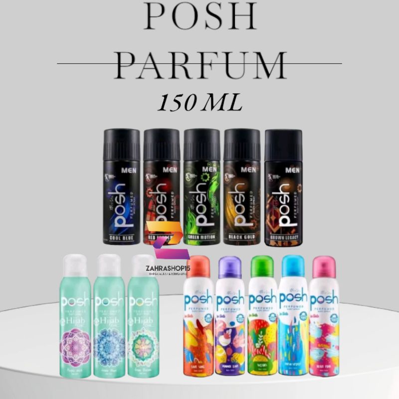 Jual Posh Perfumed Body Spray All Varian 150 ml | Shopee Indonesia