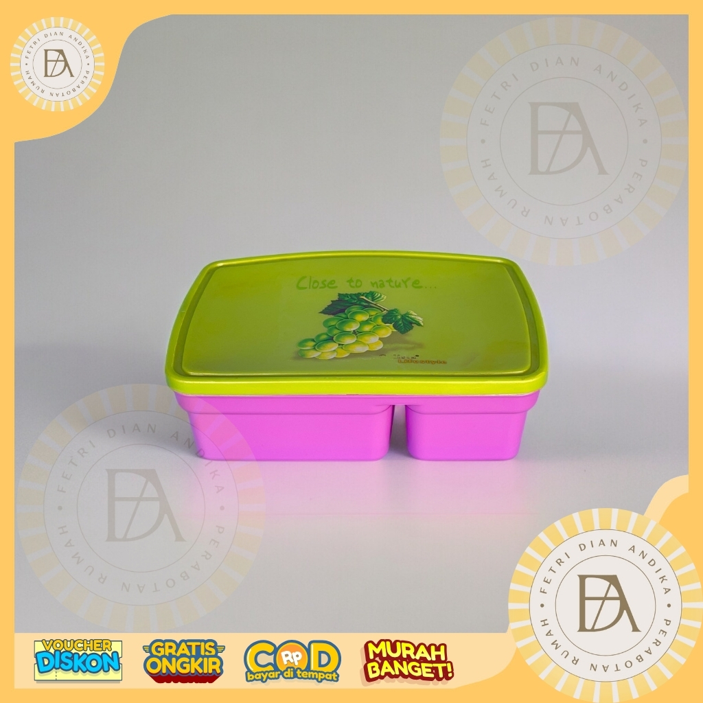 Jual Lunch Box Calista Sekat 3 Tepak Makan Plastik | Shopee Indonesia