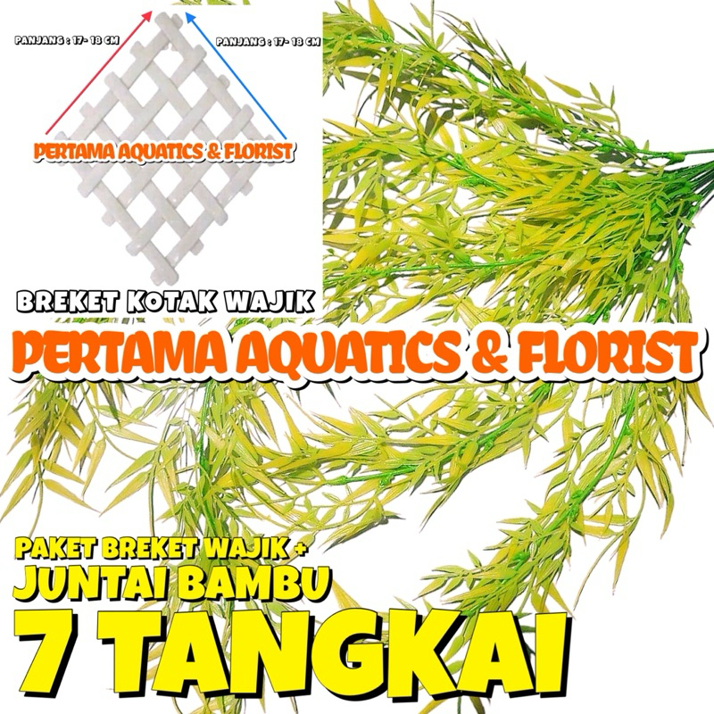 Jual JUNTAI BAMBU PLASTIK X7/ Bunga Artificial/ Bunga Juntai/ Bunga ...