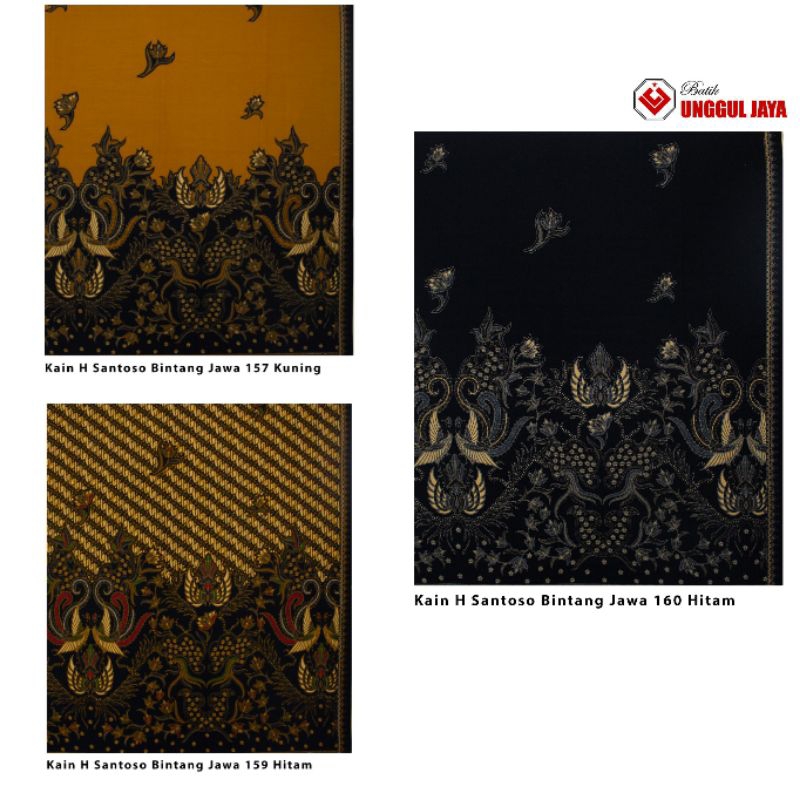 Jual Kain Batik Unggul Jaya - Putri Jelita - H Santoso Bintang Jawa 157 ...