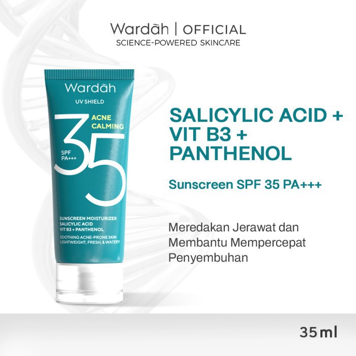 Jual [BELI 3 GRATIS 1] Wardah UV Shield Acne Calming Sunscreen ...