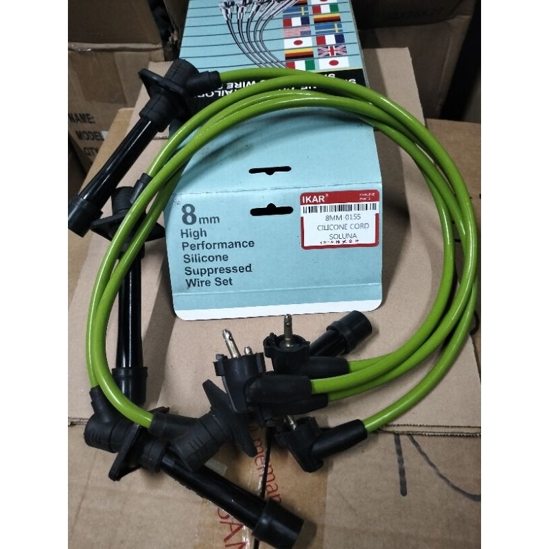 Jual kabel cabel busi racing 8mm toyota soluna | Shopee Indonesia