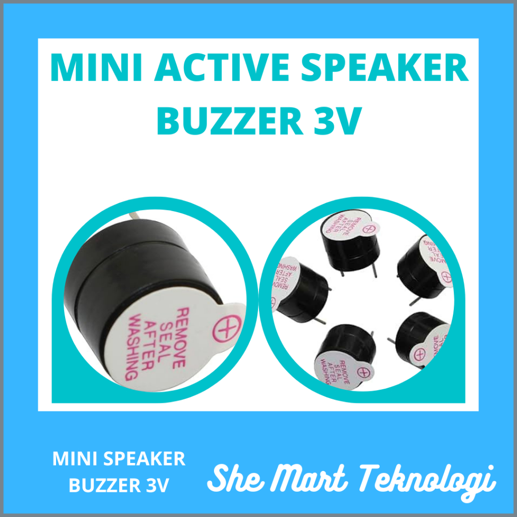 Jual Buzzer Active Speaker Mini 3V | Shopee Indonesia