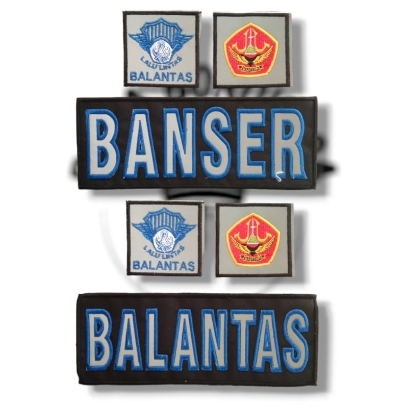 Jual Logo Bordir Banser Balantas Satu Set Perekat | Shopee Indonesia