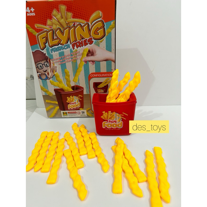 Jual NEW!!MAINAN ANAK FLYING FRENCH FRIES GAME PERMAINAN SERU KENTANG ...