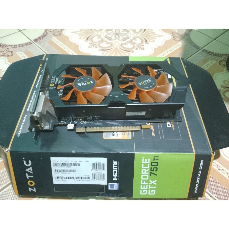 Jual VGA GTX 750 2GB OC TI Zotac | Shopee Indonesia