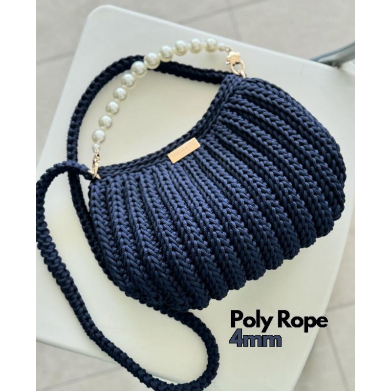 Jual BENANG RAJUT POLY ROPE / TALI KUR 4 MM 200 gram | Shopee Indonesia