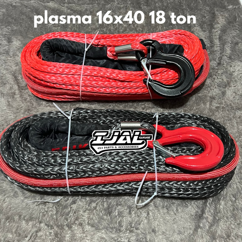 Jual Tali plasma winch. Synthetic rope 16mmx40m untuk winch pto ...