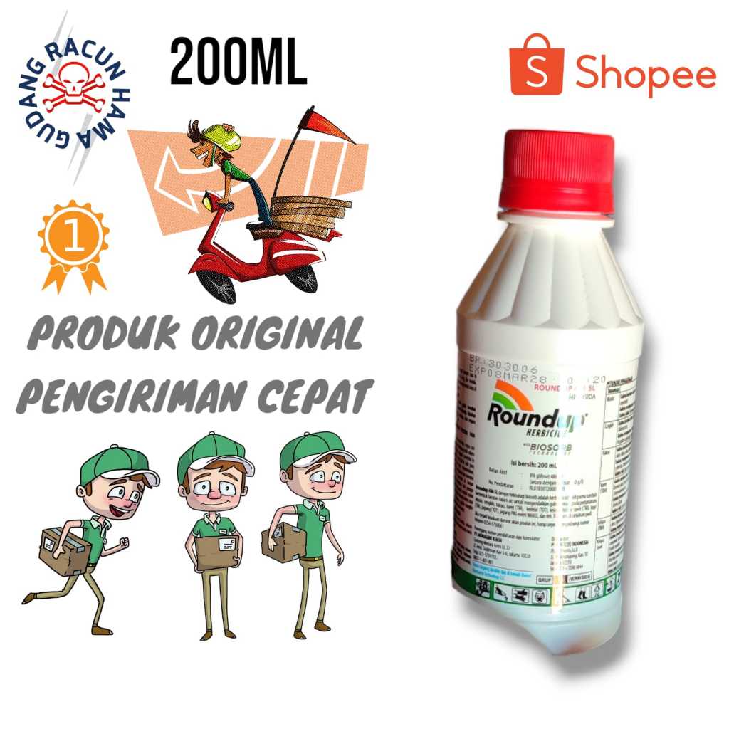 Jual Herbisida Sistemik Roundup 486SL ®200ML | Shopee Indonesia