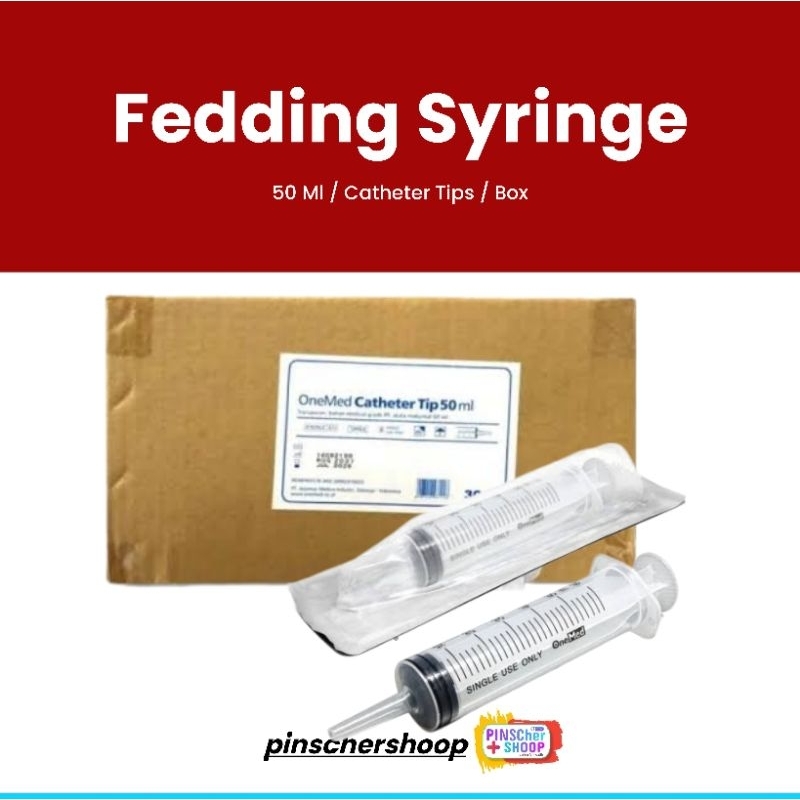 Jual Syringe 50 Ml Sonde Spuit Cath Tips / Box | Shopee Indonesia