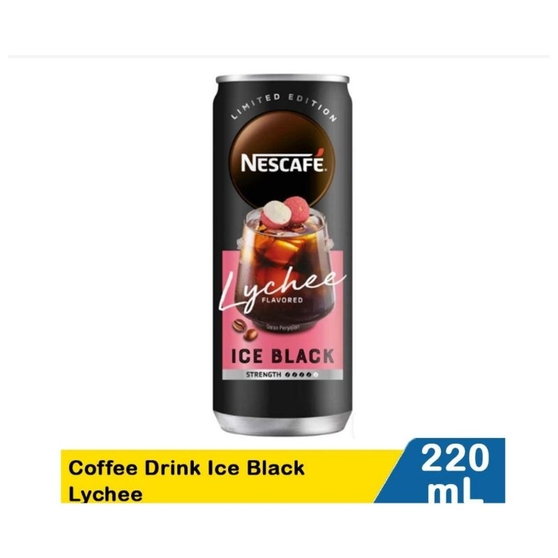 Jual Nescafe Coffee Drink Ice Black Lychee 220ml | Shopee Indonesia