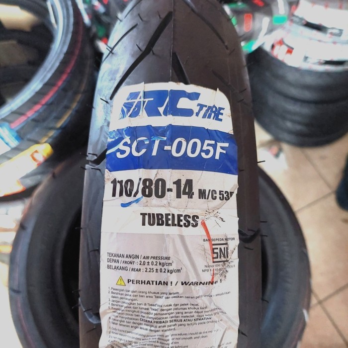 Jual FREE PENTIL Ban Motor AEROX IRC SCT-005F 110 / 80 - 14 Tubeless ...