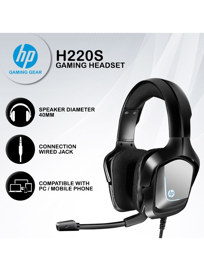 Jual Headset Gaming HP H220S - Mobile / PC Headset With Single Jack ...