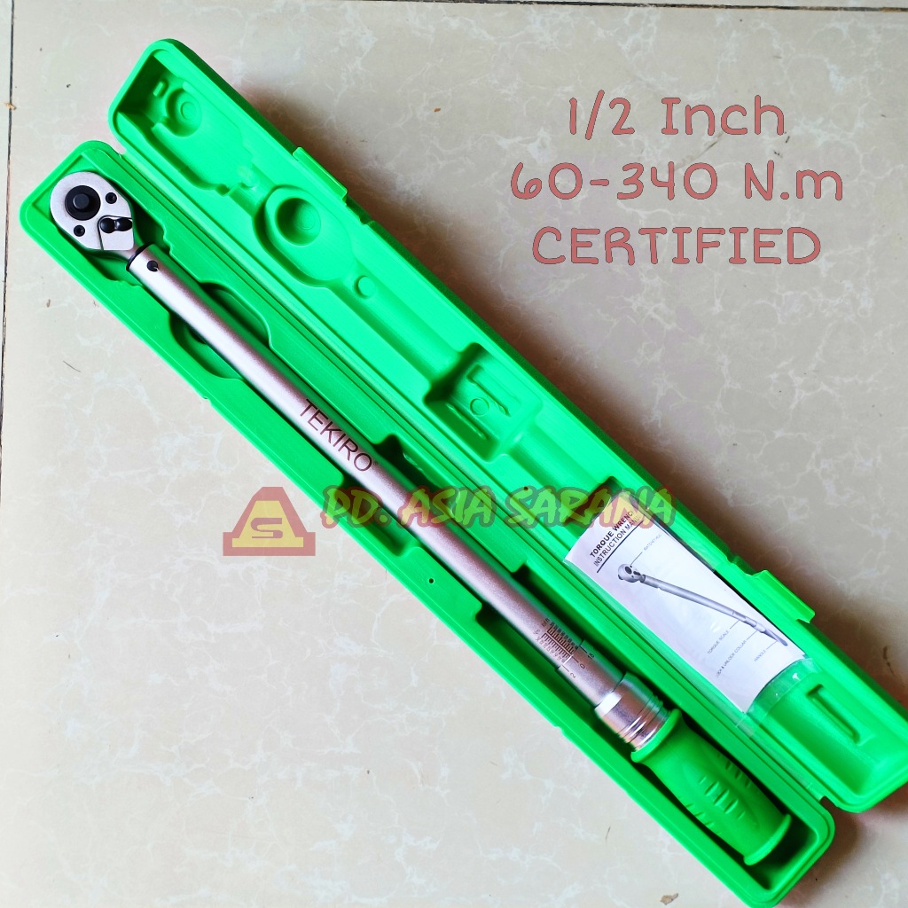 Jual Kunci Torsi Momen (60-340 N.m) x 1/2" Inch TR3000 TEKIRO TQ-WR0324 ...