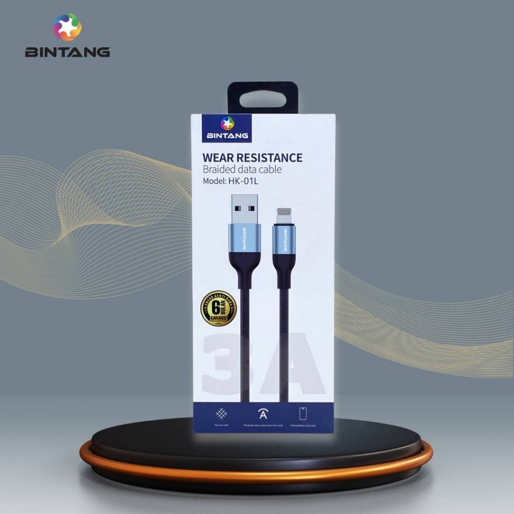 Jual KABEL DATA BT BRAIDED HK-01 | Shopee Indonesia