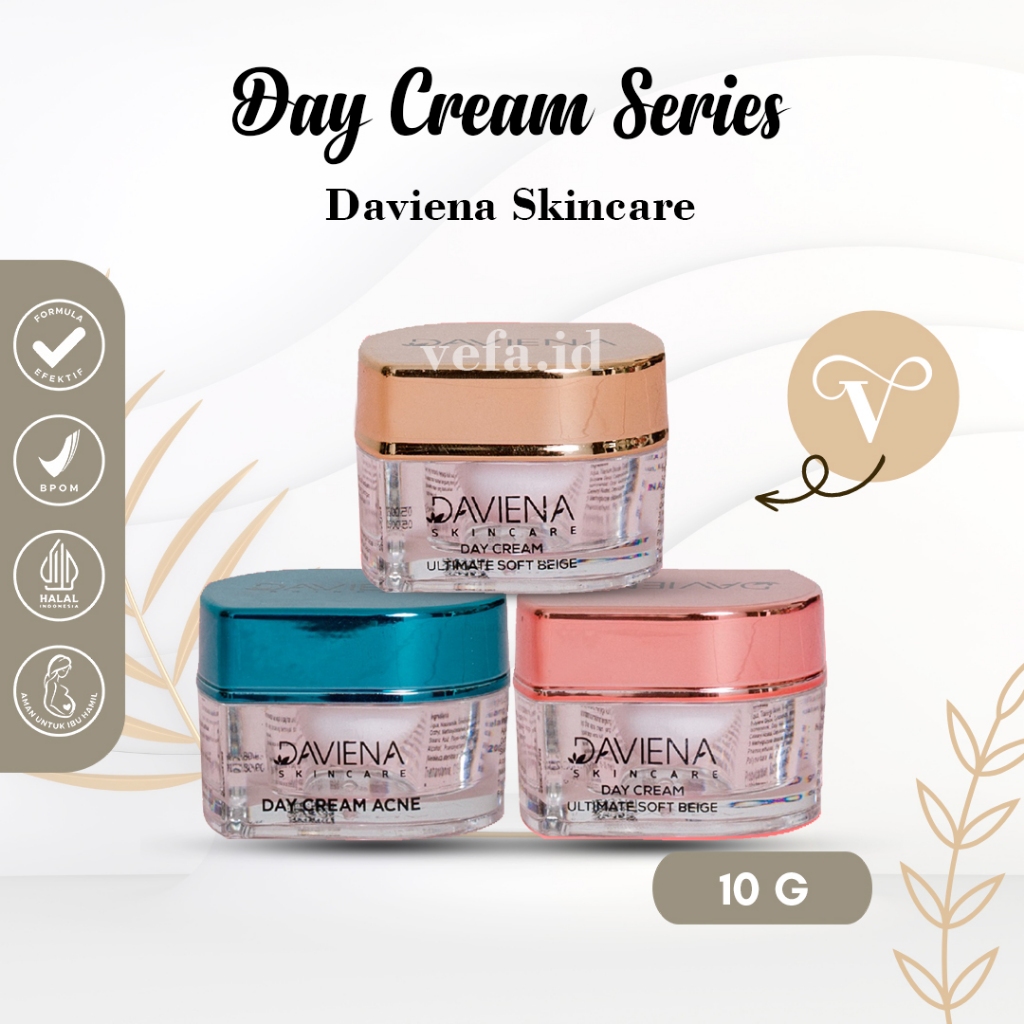 Jual Daviena Skincare Day Cream Gold Series Glowing Series Acne Series ...