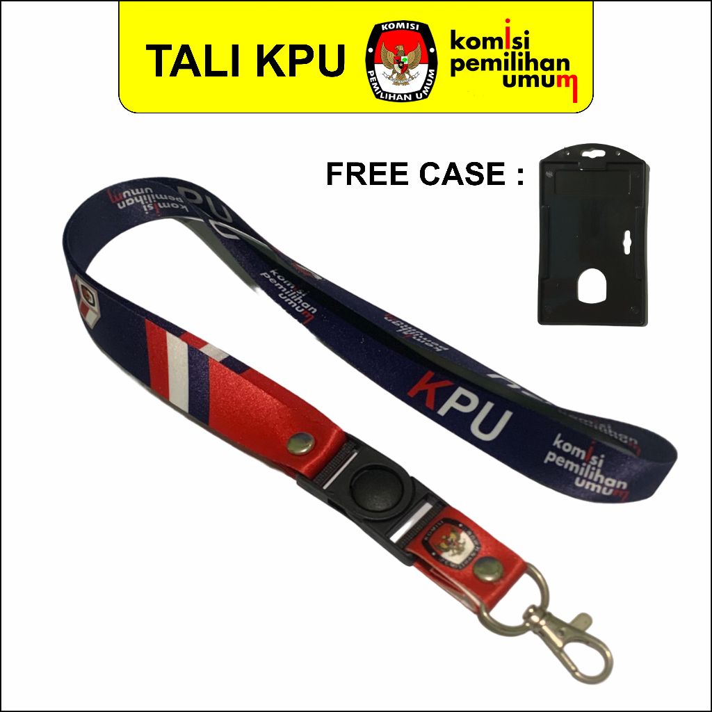 Jual Tali Lanyard KPU Satuan Ready | Shopee Indonesia