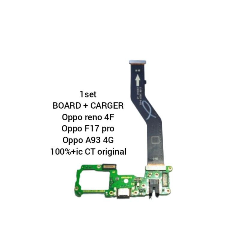 Jual fleksibel 1set fleksibel board + PCB caz oppo reno 4F a93 4G F17 pro 100%+ ic CT original ...