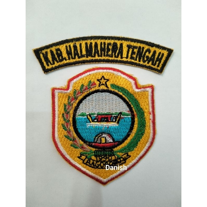 Jual BET BORDIR LOGO LAMBANG KABUPATEN HALMAHERA TENGAH | Shopee Indonesia