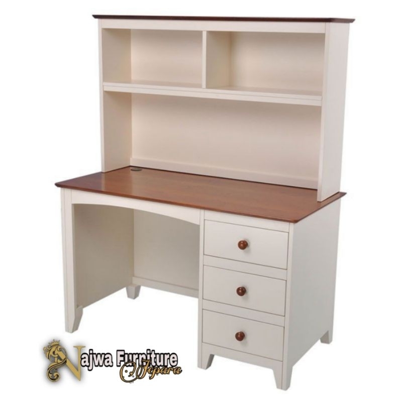 Jual MEJA BELAJAR LEMARI BELAJAR MINIMALIS MODERN | Shopee Indonesia