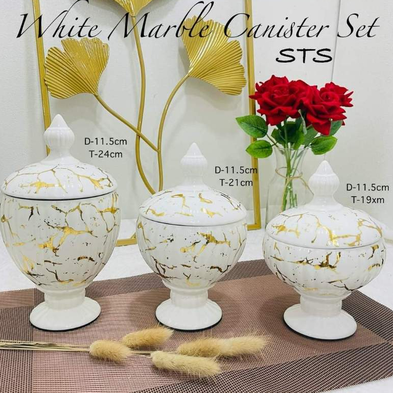 Jual Toples Keramik Set Permen Kue Fiorenza Marble Putih MP-222 ...