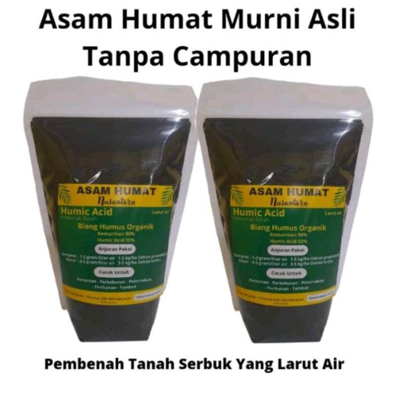 Jual Asam Humat 90% Humic Acid Original Kemasan 250 Gram, 500 Gram Dan 1 kg Serbuk Pembenah ...