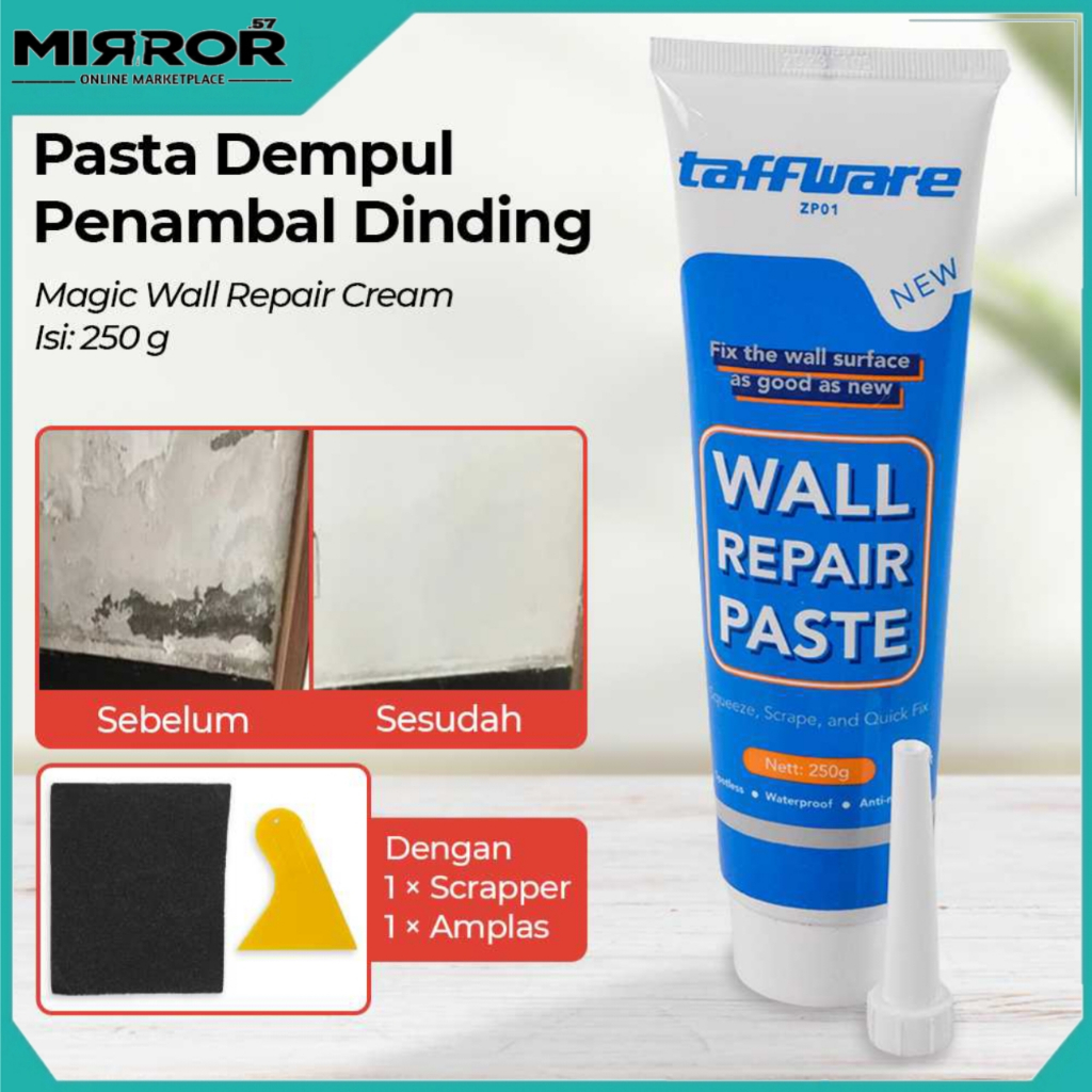Jual Pasta Dempul Penambal Dinding Retak Atau Mengelupas Magic Wall ...