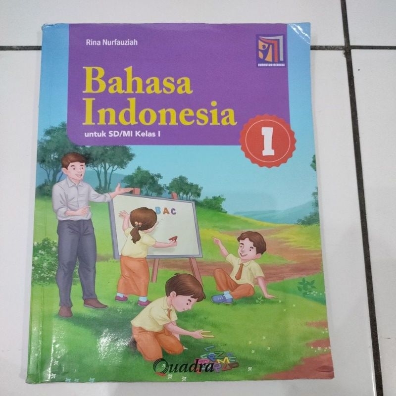 Jual Buku Bahasa Indonesia Kelas 1 SD Penerbit Quadra Kurikulum Merdeka | Shopee Indonesia