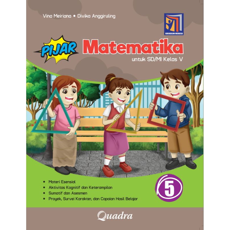Jual BUKU PIJAR MATEMATIKA KELAS 5 SD/MI KURIKULUM MERDEKA PENERBIT QUADRA | Shopee Indonesia